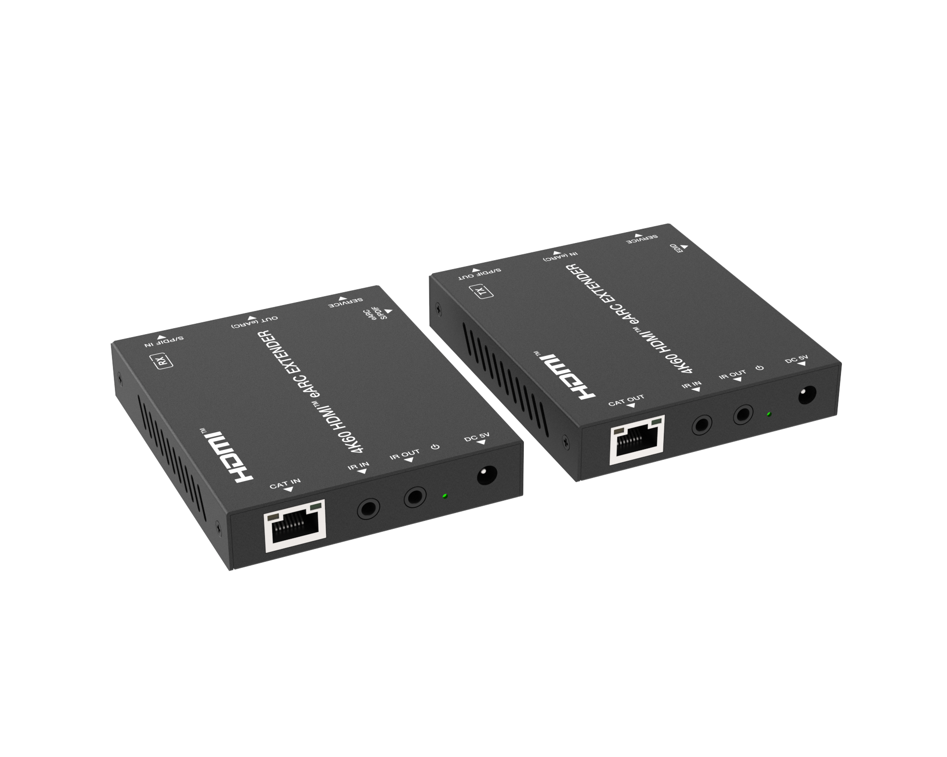 18Gbps HDMI over CAT Extender 50 meters with eARC Two way IR – Merik ...