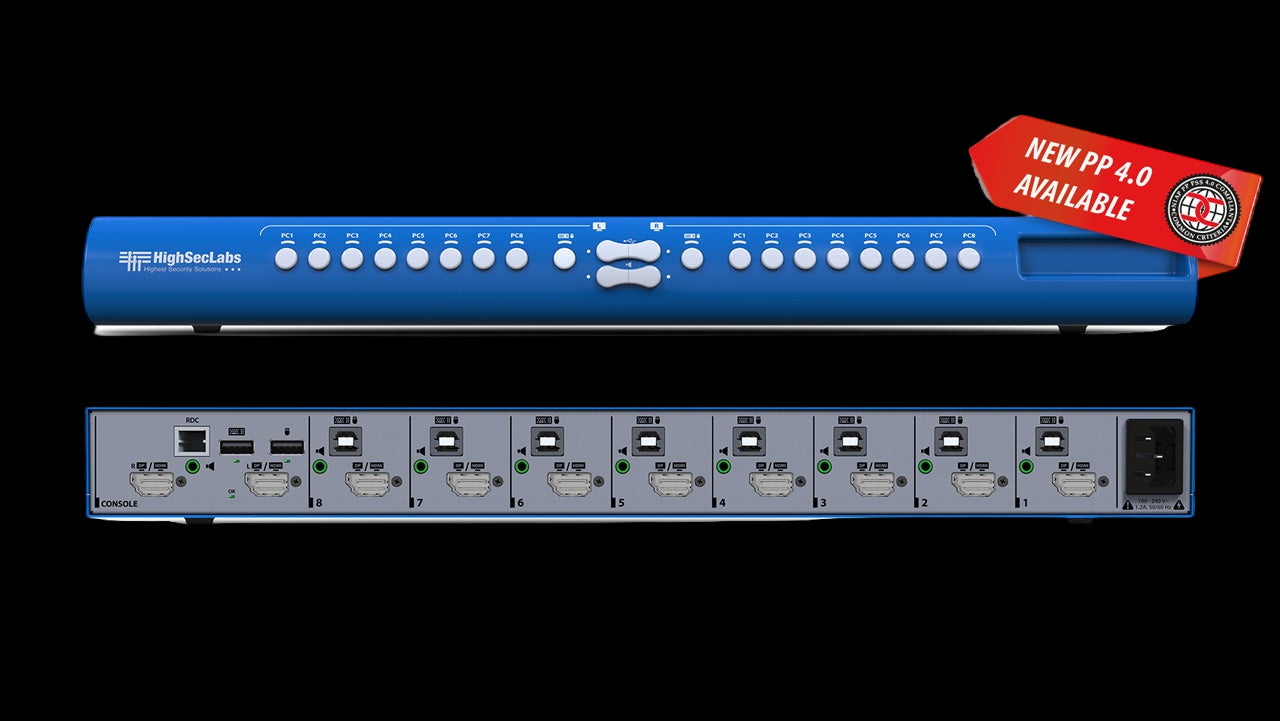 SECURE 8 PORT MINI-MATRIX KVM SWITCHES – Merik Distribution