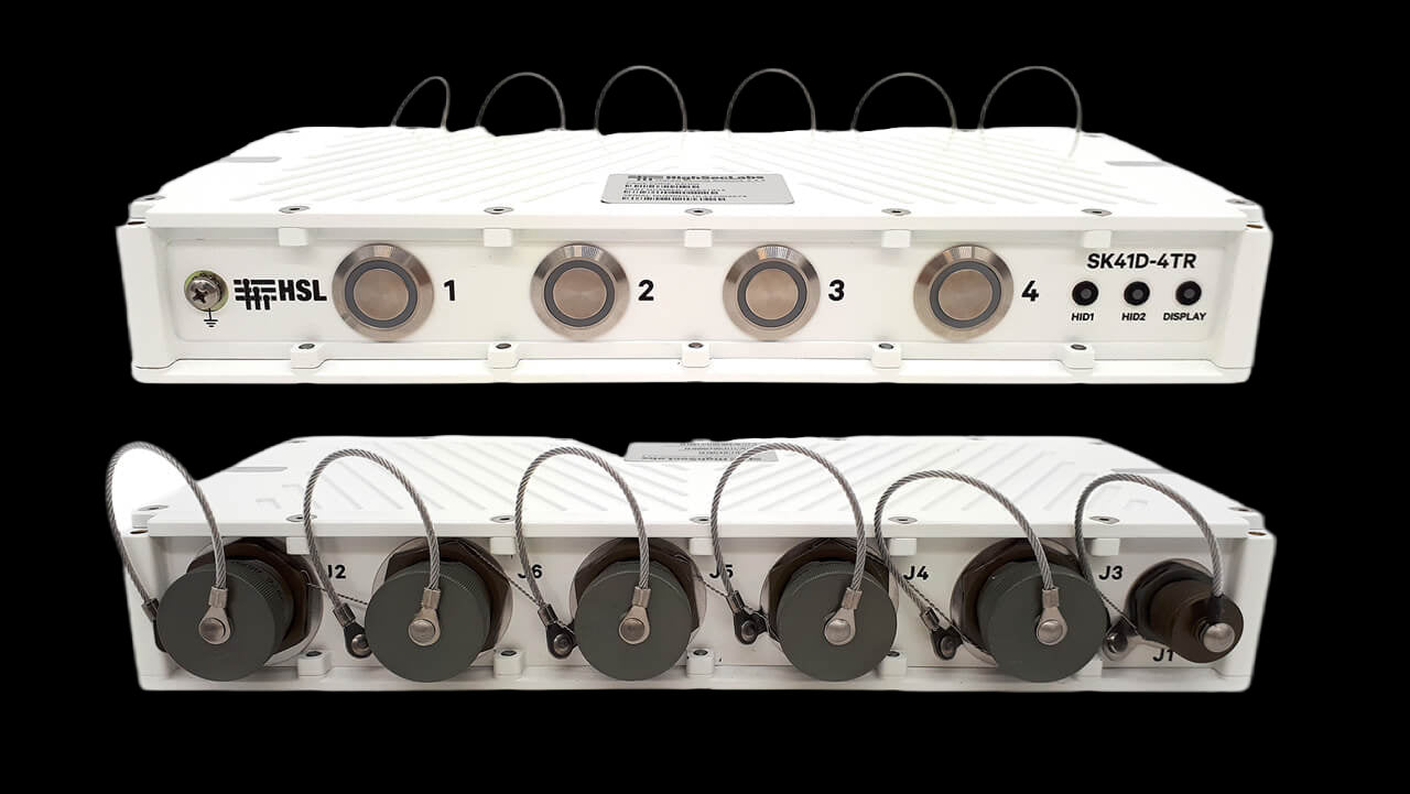 SECURE MIL-STD TEMPEST 4-PORT KVM SWITCH – Merik Distribution