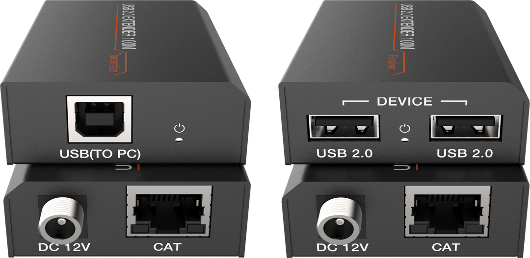 USB 2.0 Over CAT Extender 100 meters – Merik Distribution