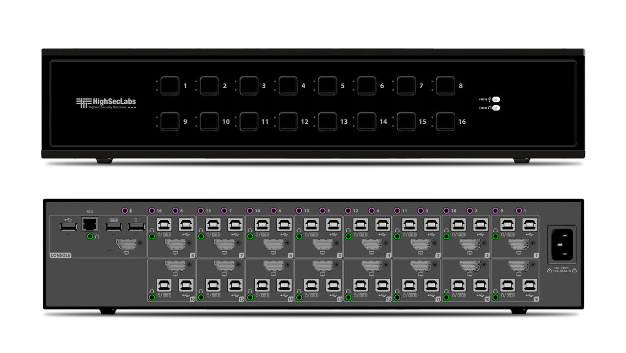 16 PORT SINGLE-HEAD OFFICE KVM SWITCH – Merik Distribution